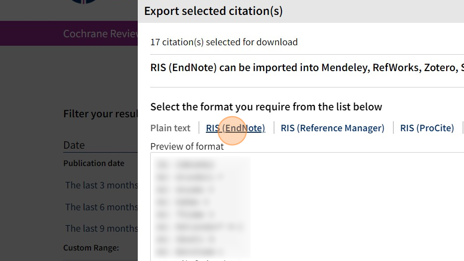 How do I import References from Cochrane to Rayyan? – Rayyan Help Center