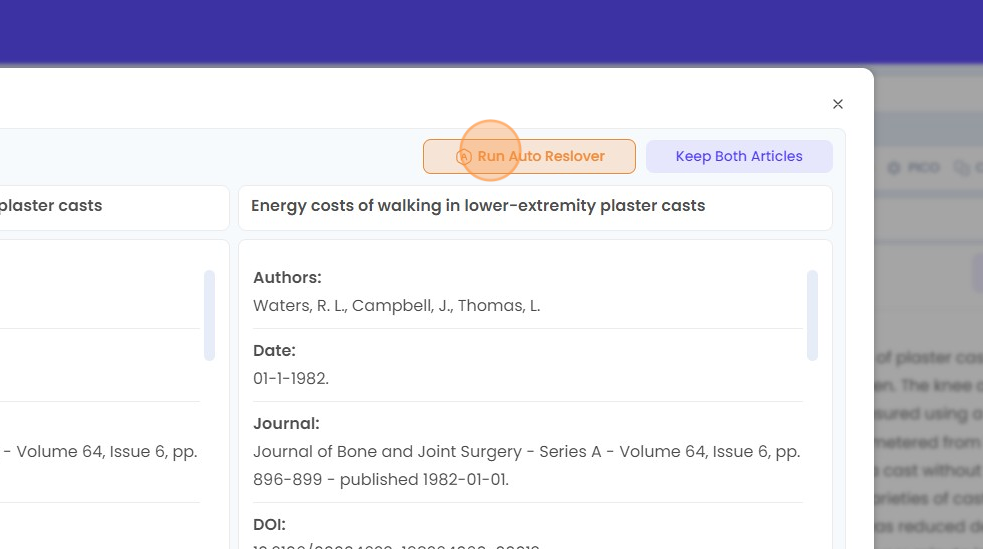Detecting Duplicate References Articles In A Review Rayyan Help Center