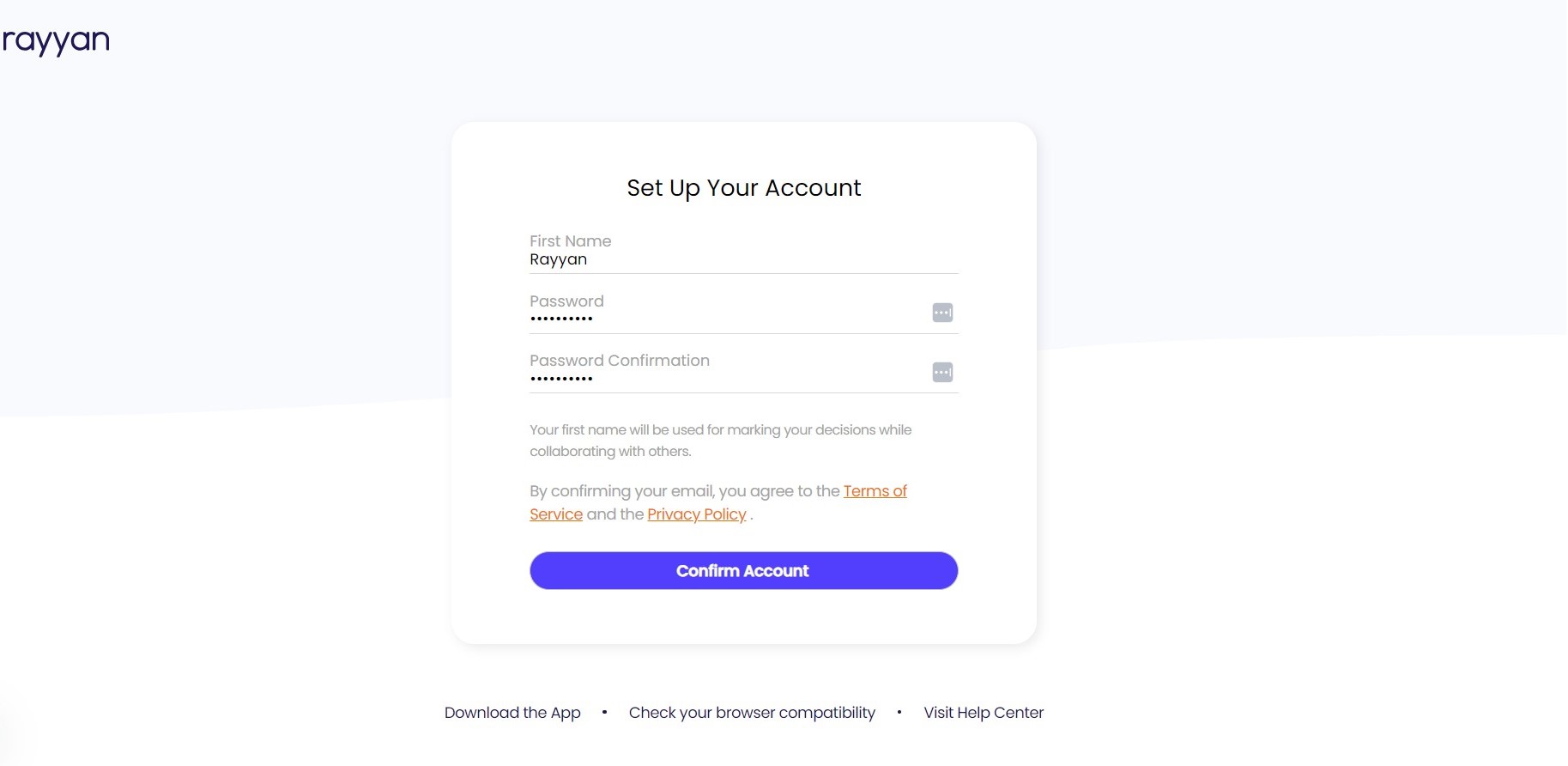 Signing up for an account on Rayyan – Rayyan Help Center