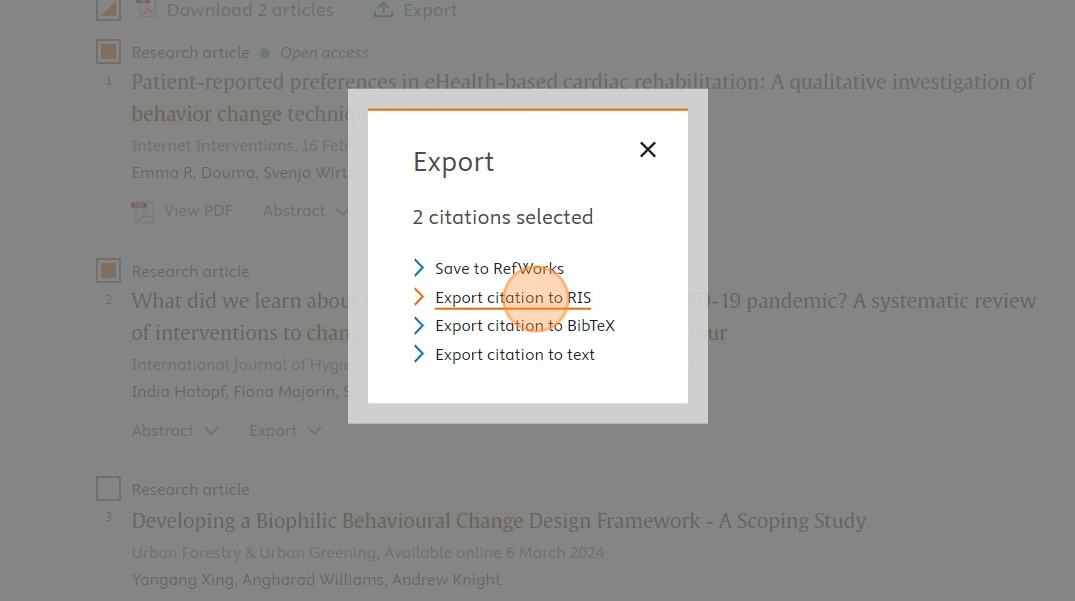 How do I import articles from ScienceDirect to Rayyan? – Rayyan Help Center