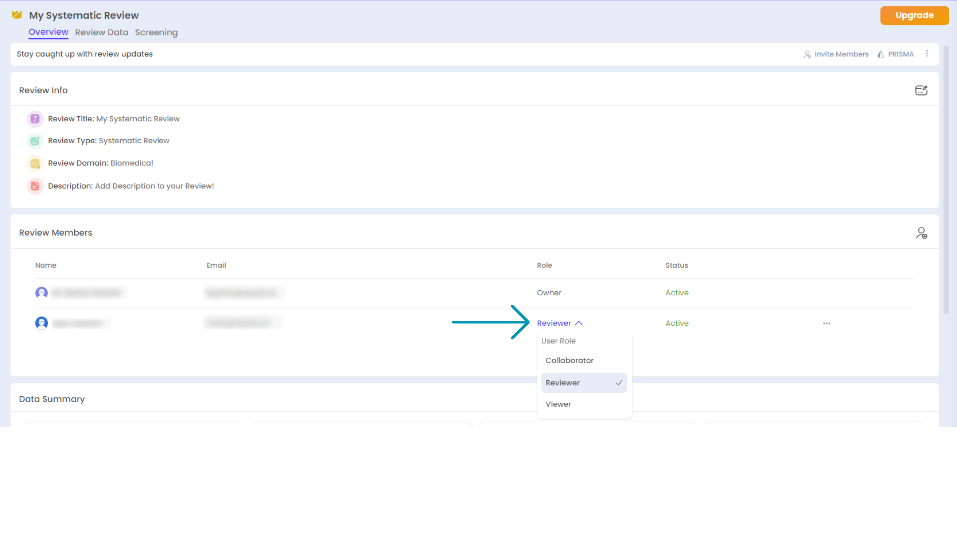 How to Change a Member's Role in Rayyan – Rayyan Help Center