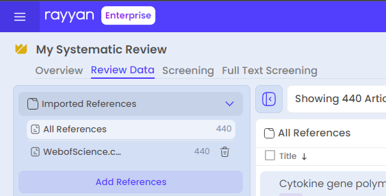 Detecting Duplicate References Articles In A Review Rayyan Help Center