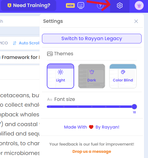 Personalize Your Rayyan Experience – Rayyan Help Center