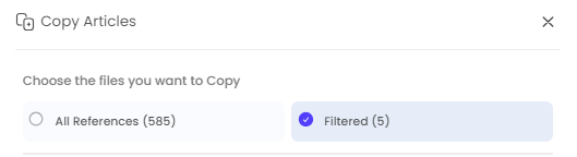 How to copy references/articles from one review to another? – Rayyan ...