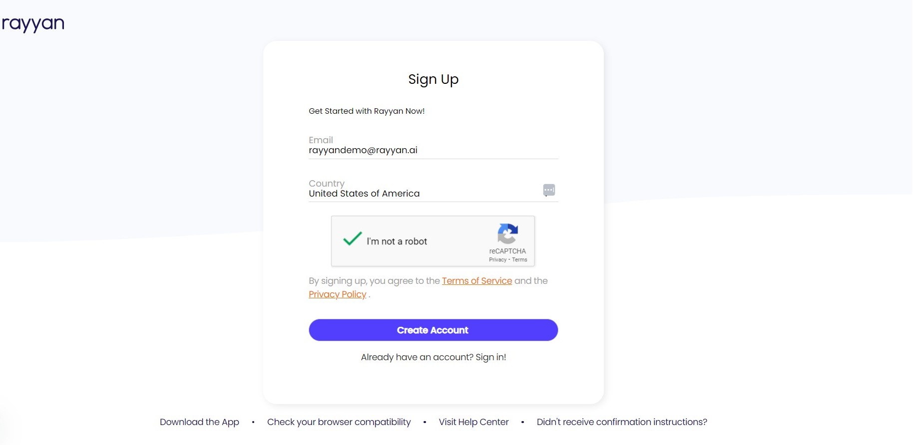 Signing up for an account on Rayyan – Rayyan Help Center